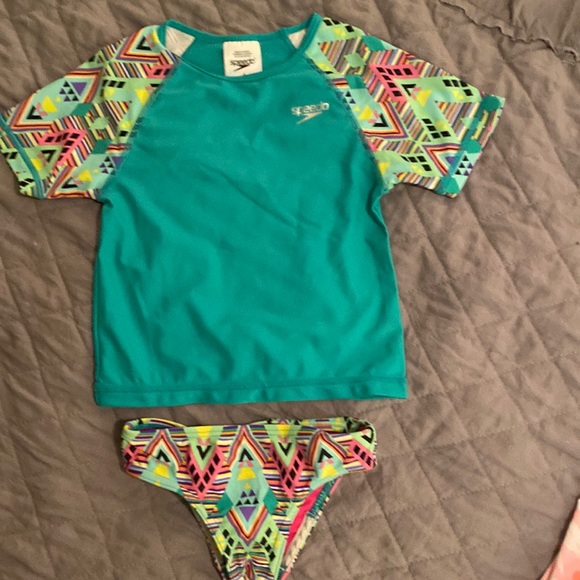 Speedo | Swim | Speedo Swim Shirt With Matching Bikini Bottoms 4t ...